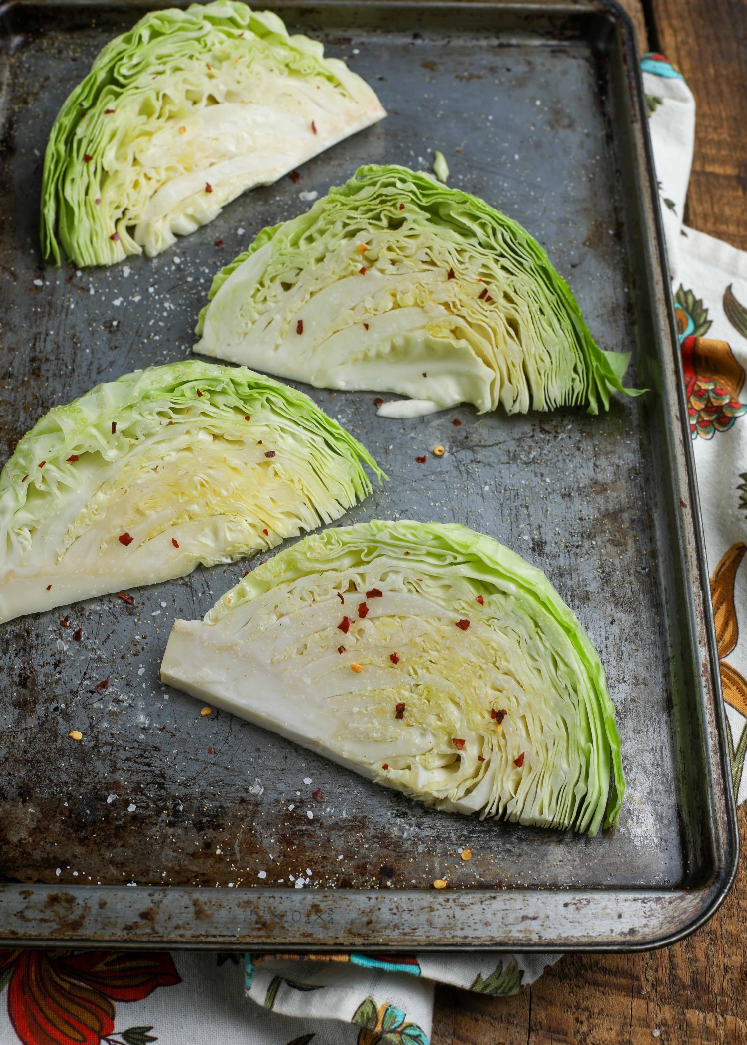 Easy Oven Roasted Cabbage - Vegetable Recipes