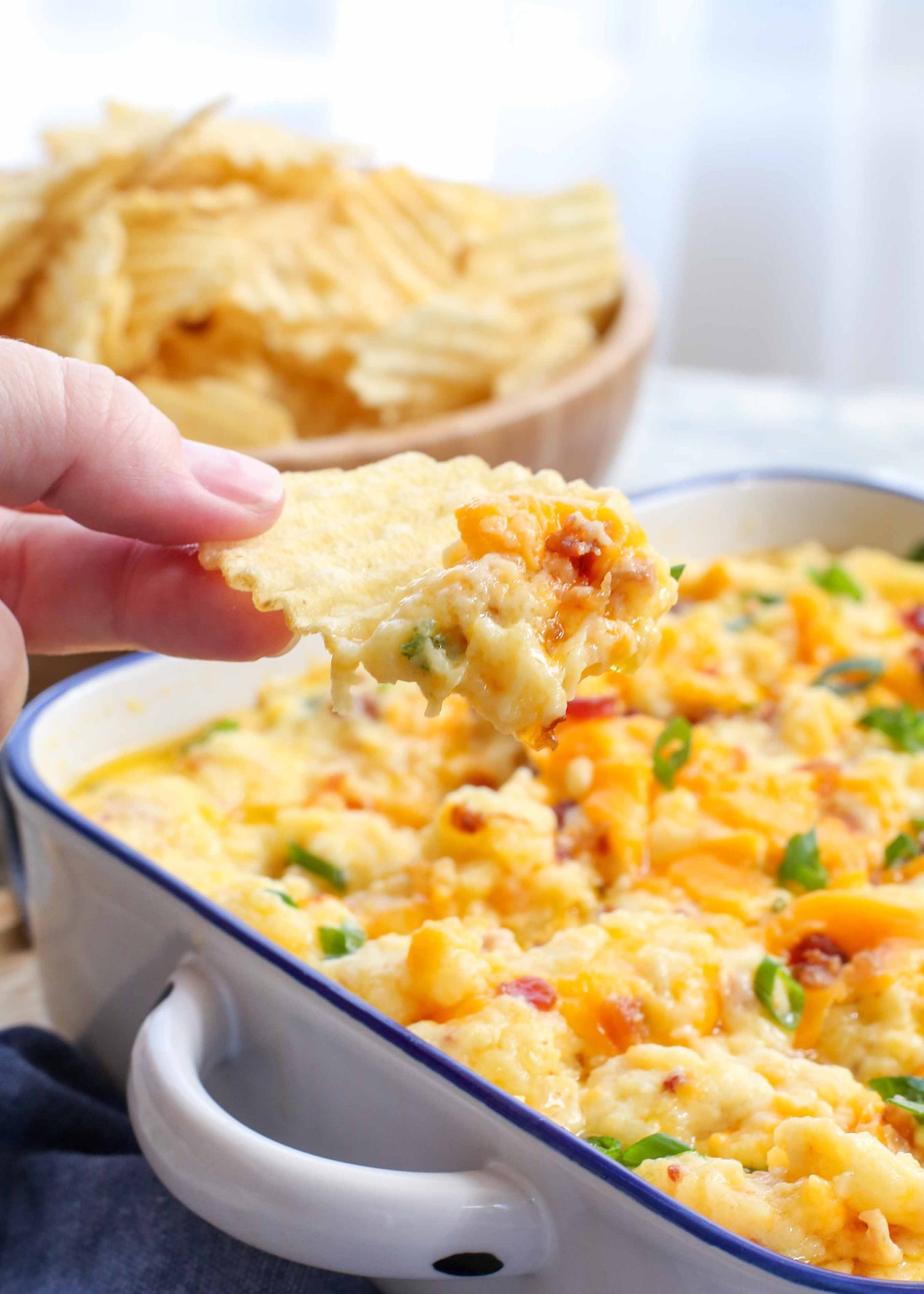 Loaded Baked Potato Dip - Vegetable Recipes