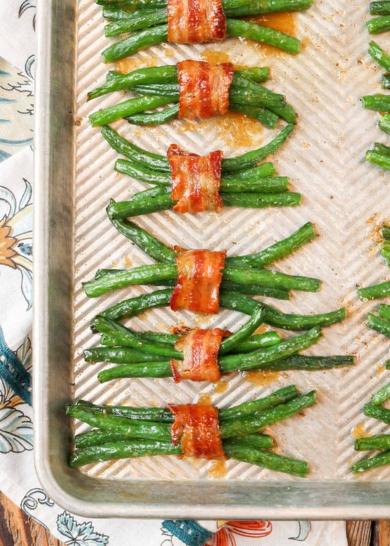 Green Bean Bacon Bundles - Vegetable Recipes