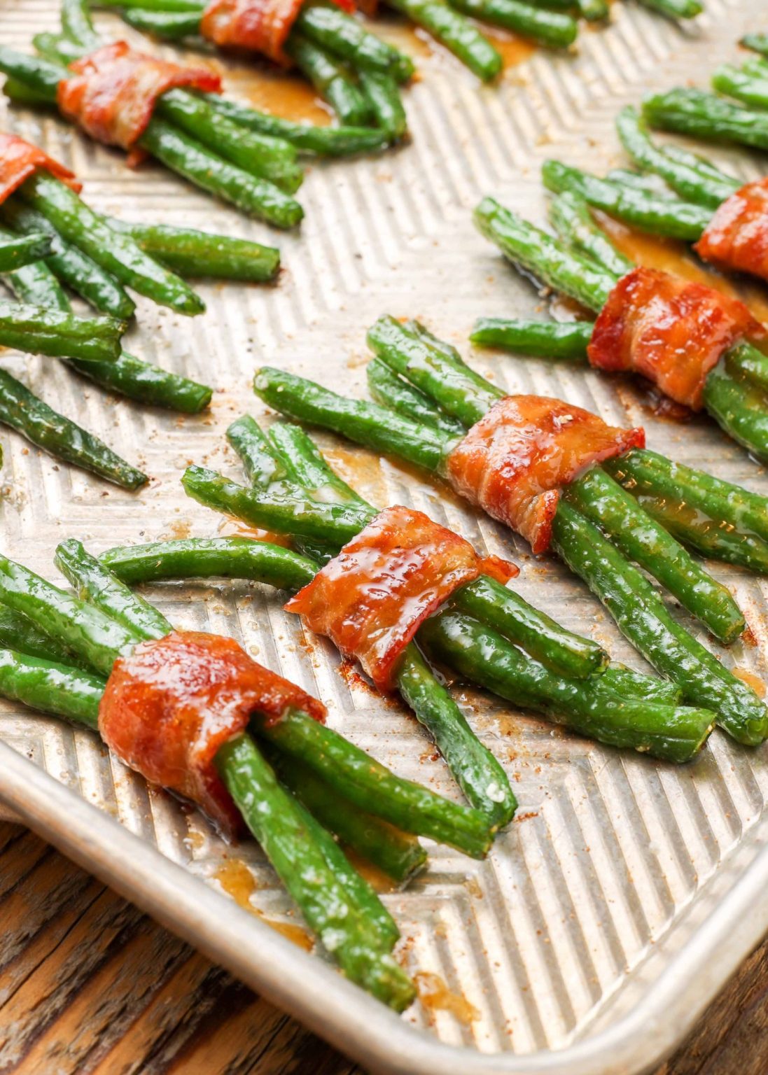 Green Bean Bacon Bundles - Vegetable Recipes