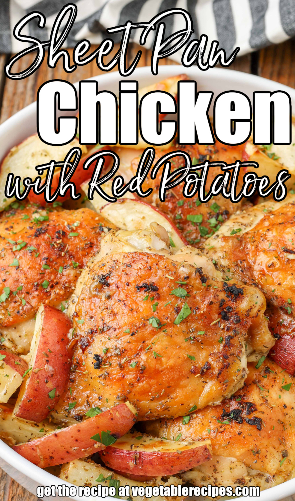 Roasted Chicken Thighs With Red Potatoes Vegetable Recipes