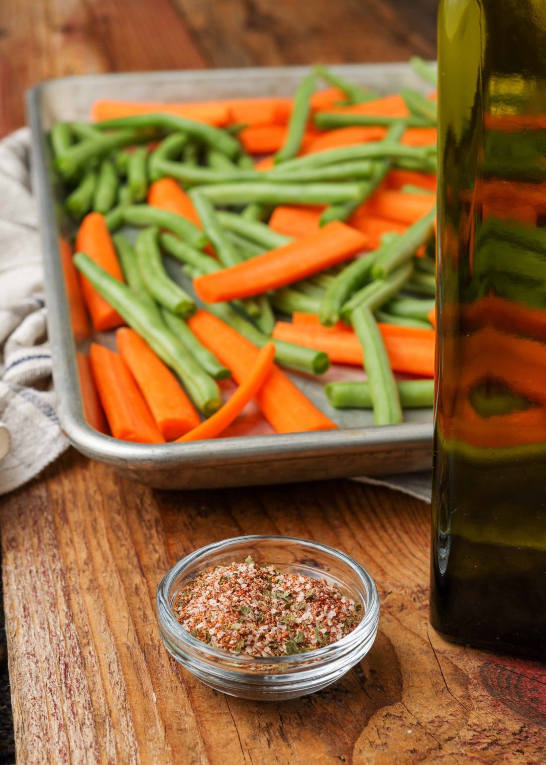 Roasted Carrots and Green Beans - Vegetable Recipes