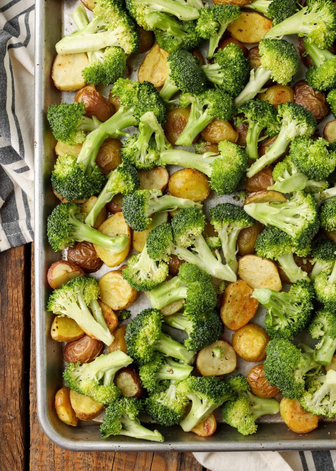Roasted Potatoes and Broccoli - Vegetable Recipes