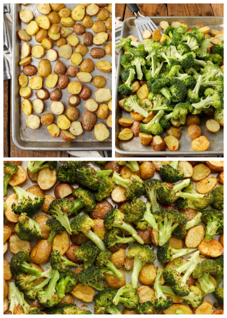 Roasted Potatoes and Broccoli - Vegetable Recipes