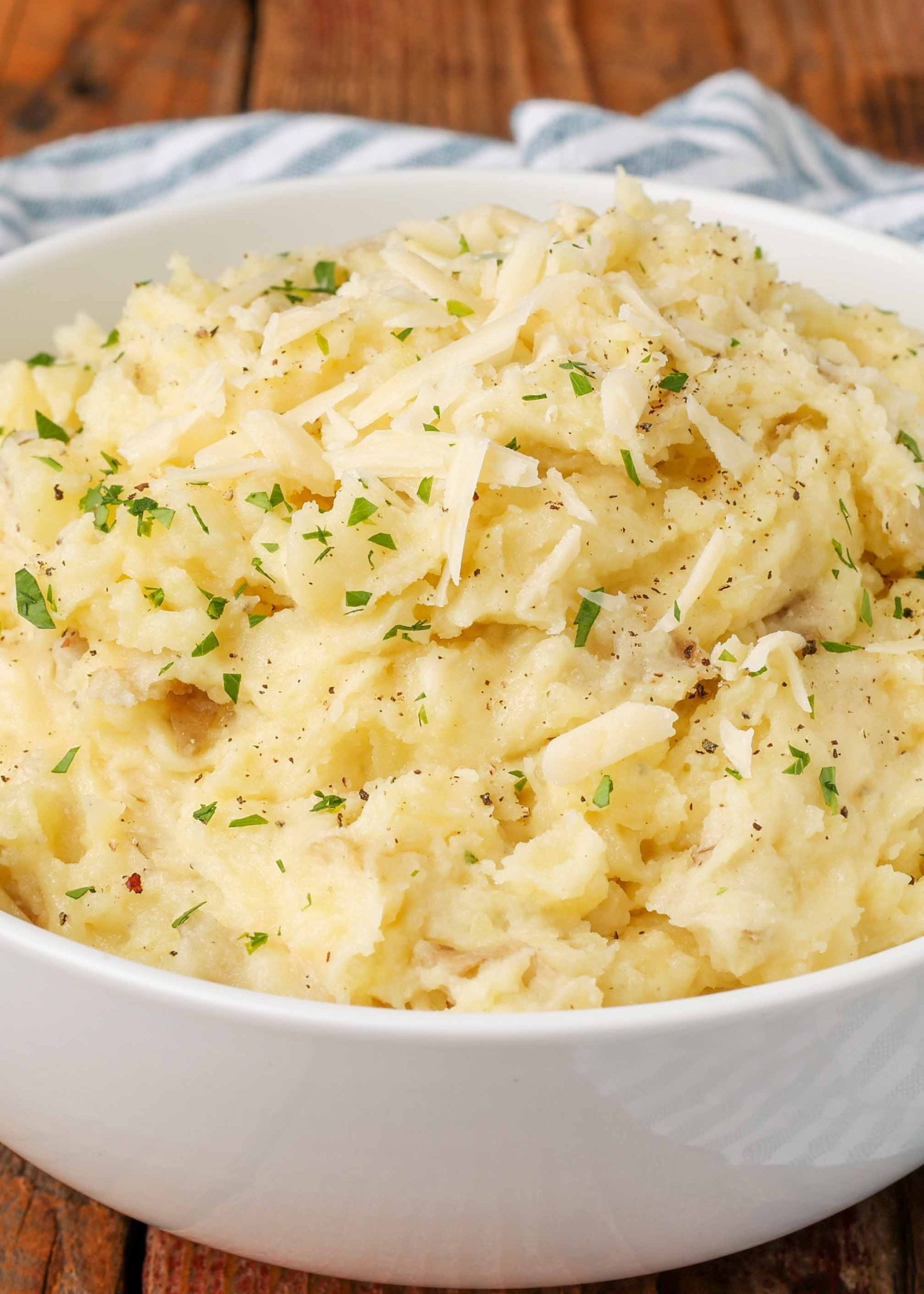 White Cheddar Mashed Potatoes - Vegetable Recipes