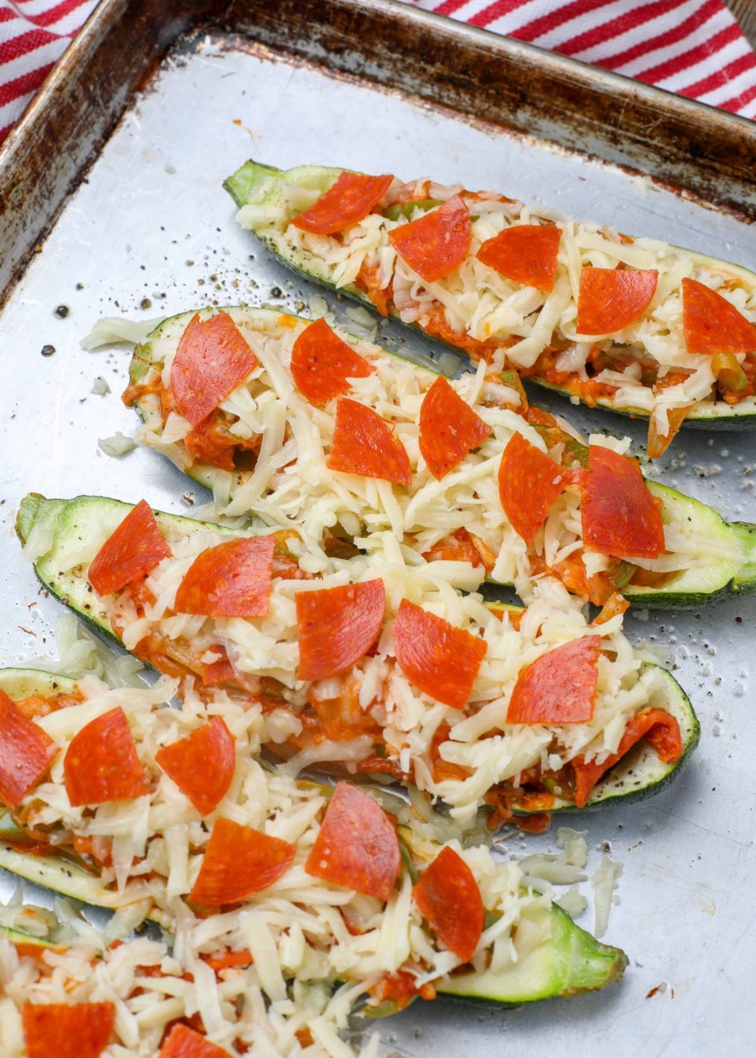 Zucchini Pizza Boats - Vegetable Recipes