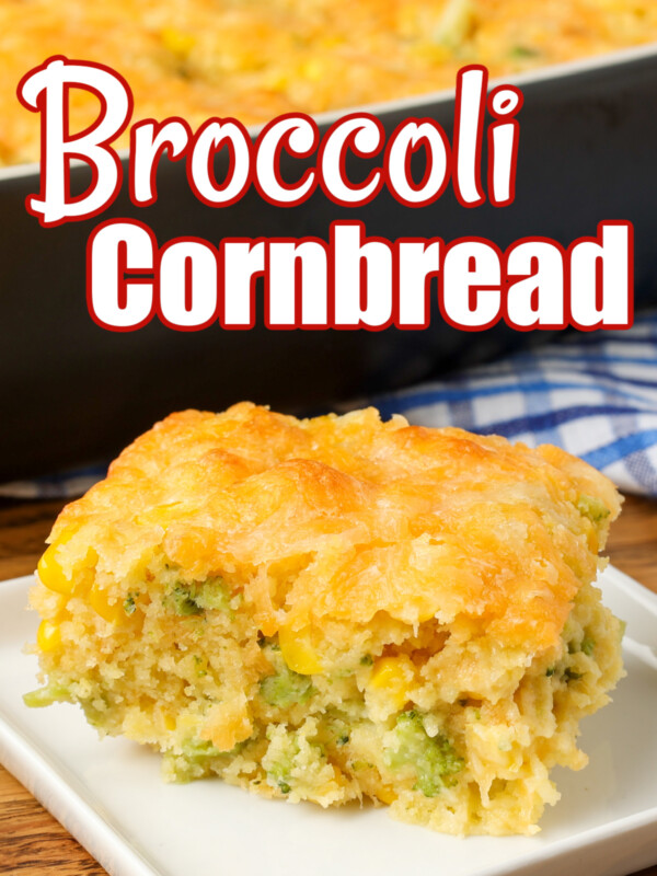 Cheesy Broccoli Cornbread - Vegetable Recipes